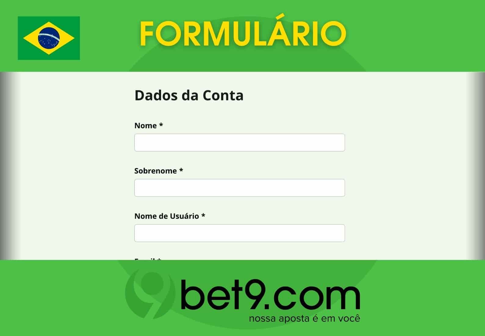 Faça já seu cadastro na Bet9 e aproveite o bônus de boas-vindas para se ...